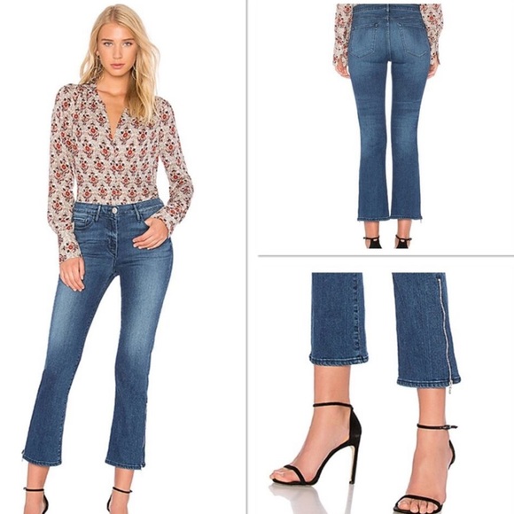 3x1 | Jeans | Anthropologie 3x Nyc Midway Gusset Presley Crop Zip Ankle ...